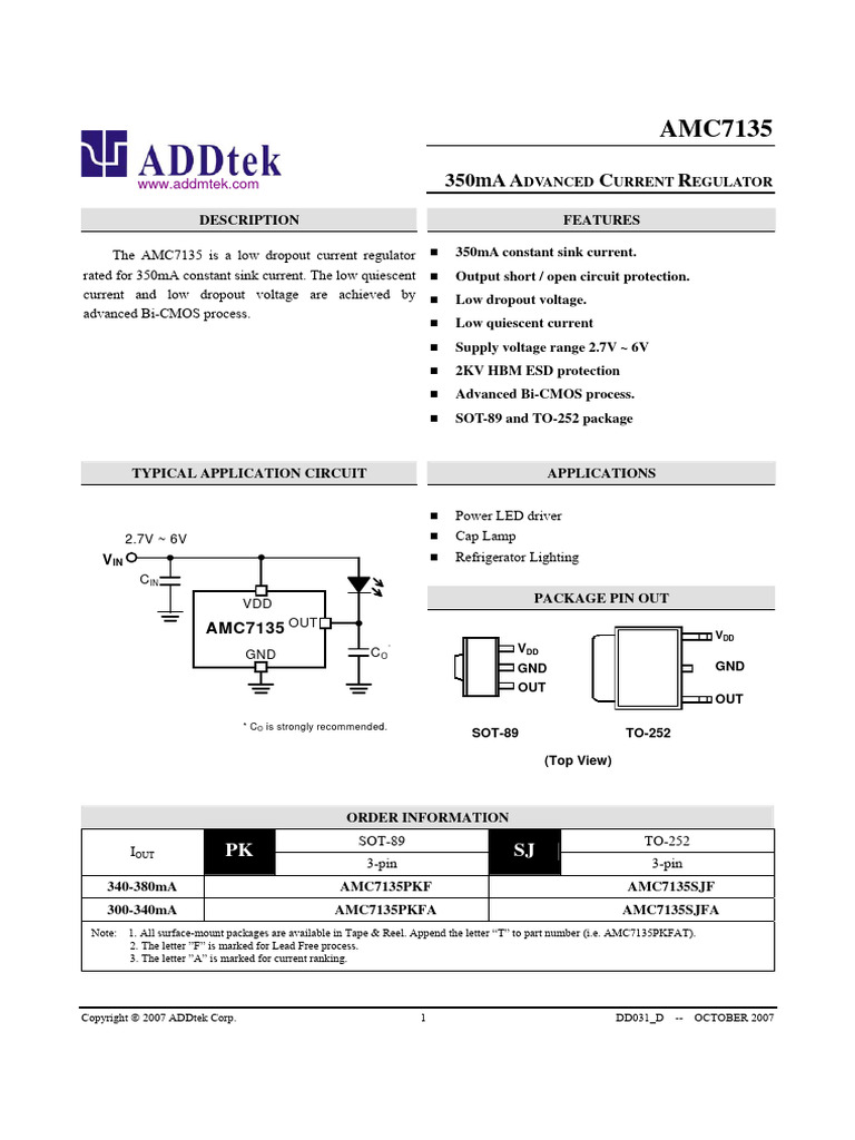 Amc 7135 | PDF