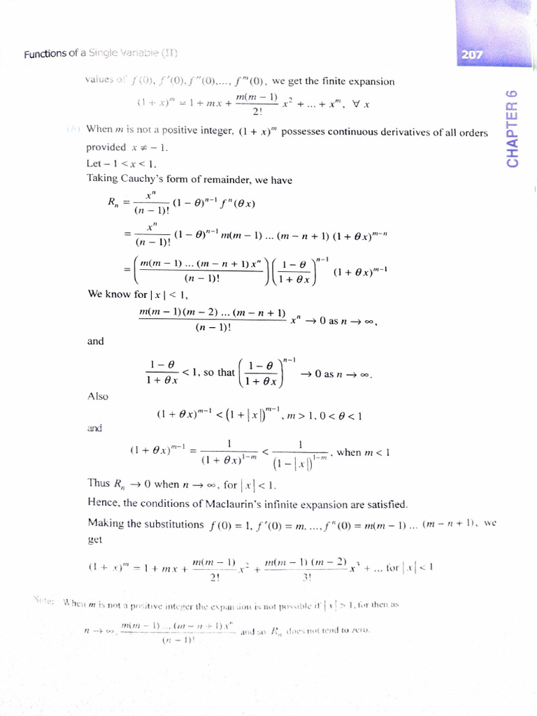 Function of One Variable (II) Part 2 Malik - Arora | PDF
