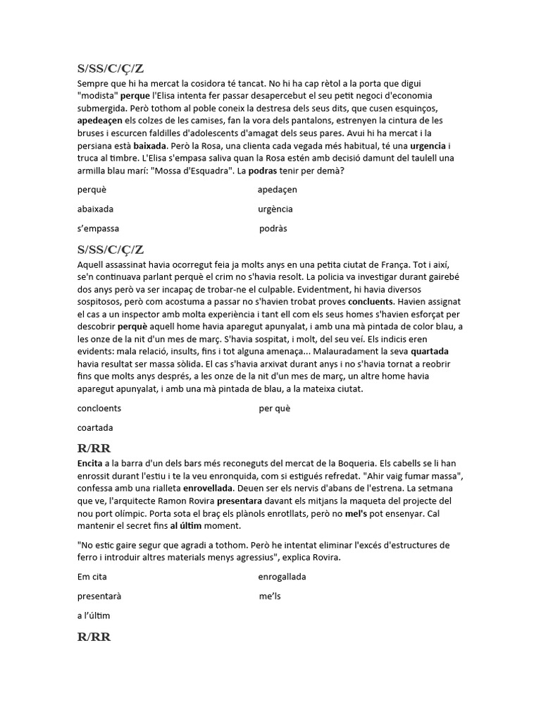 dictats en línia 4 | PDF