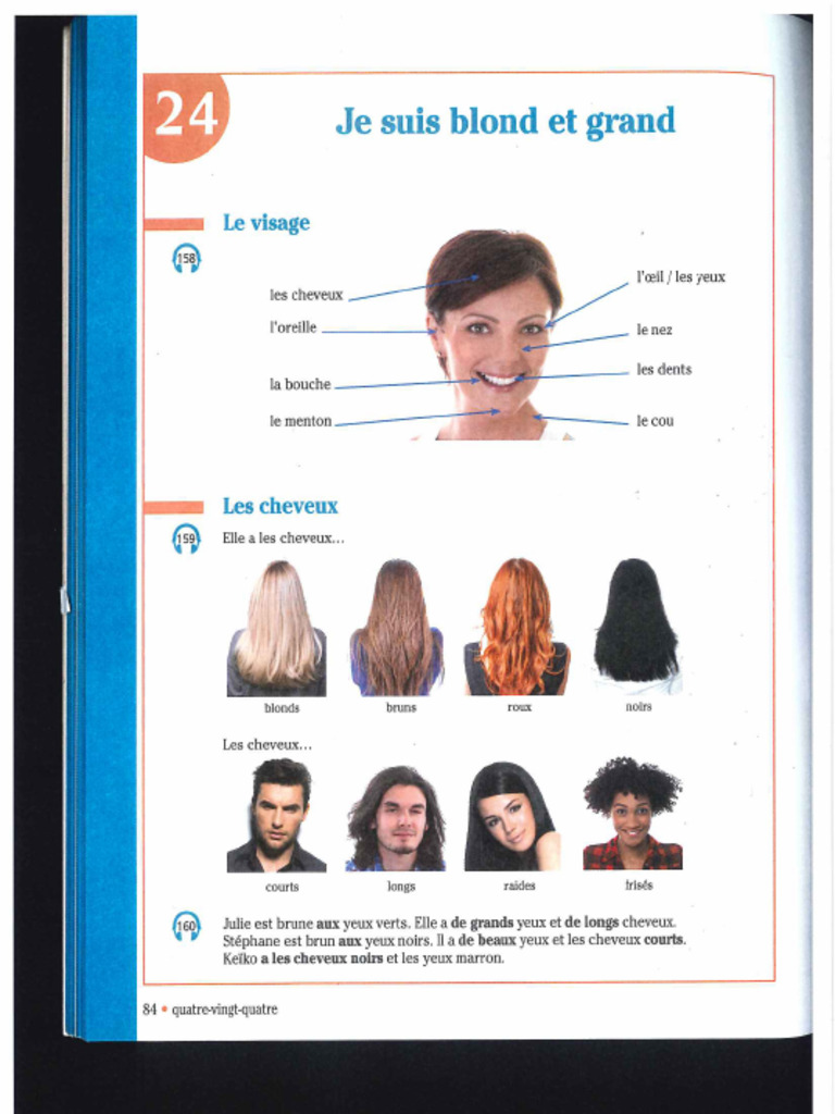 Description Physique + Vêtements-Vocabulaire Progressif | PDF