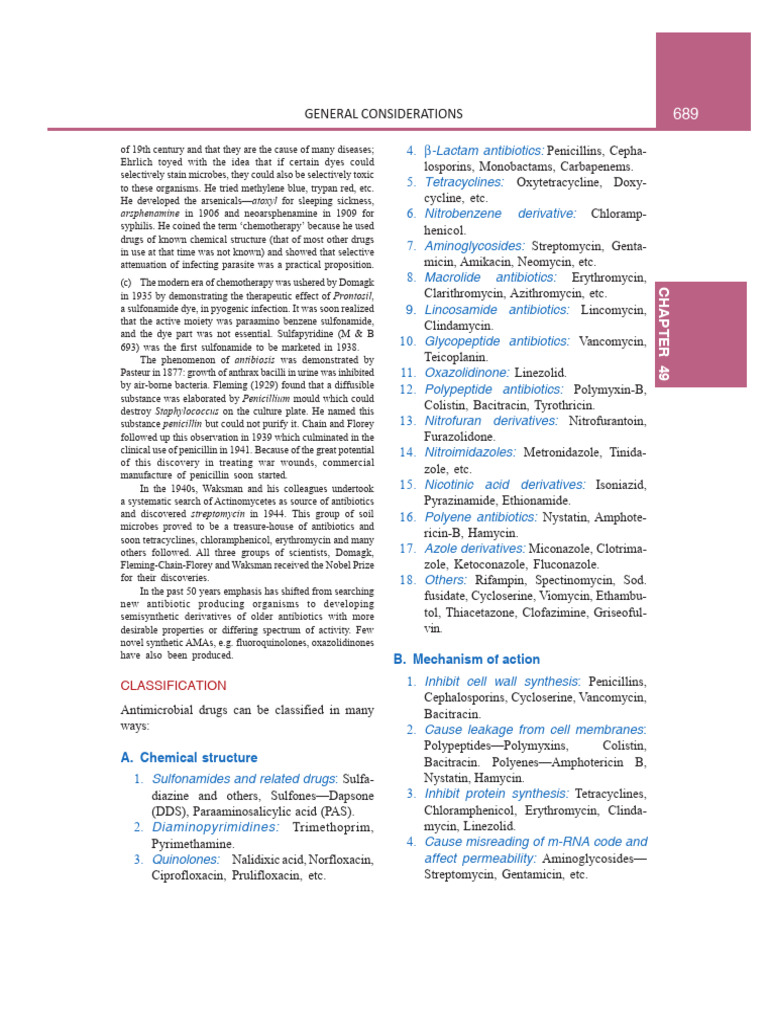 KDT - Essentials, All Classes and Beta Lactamase Inhibitors Export 4 | Download Free PDF ...