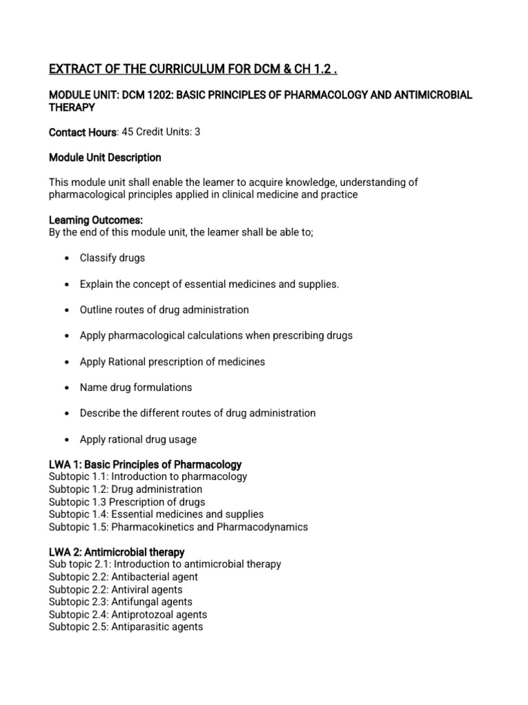 DCM Curr Uaheb Version Three | PDF | Science & Mathematics