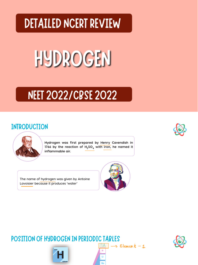 Hydrogen | PDF | Hydrogen | Ion