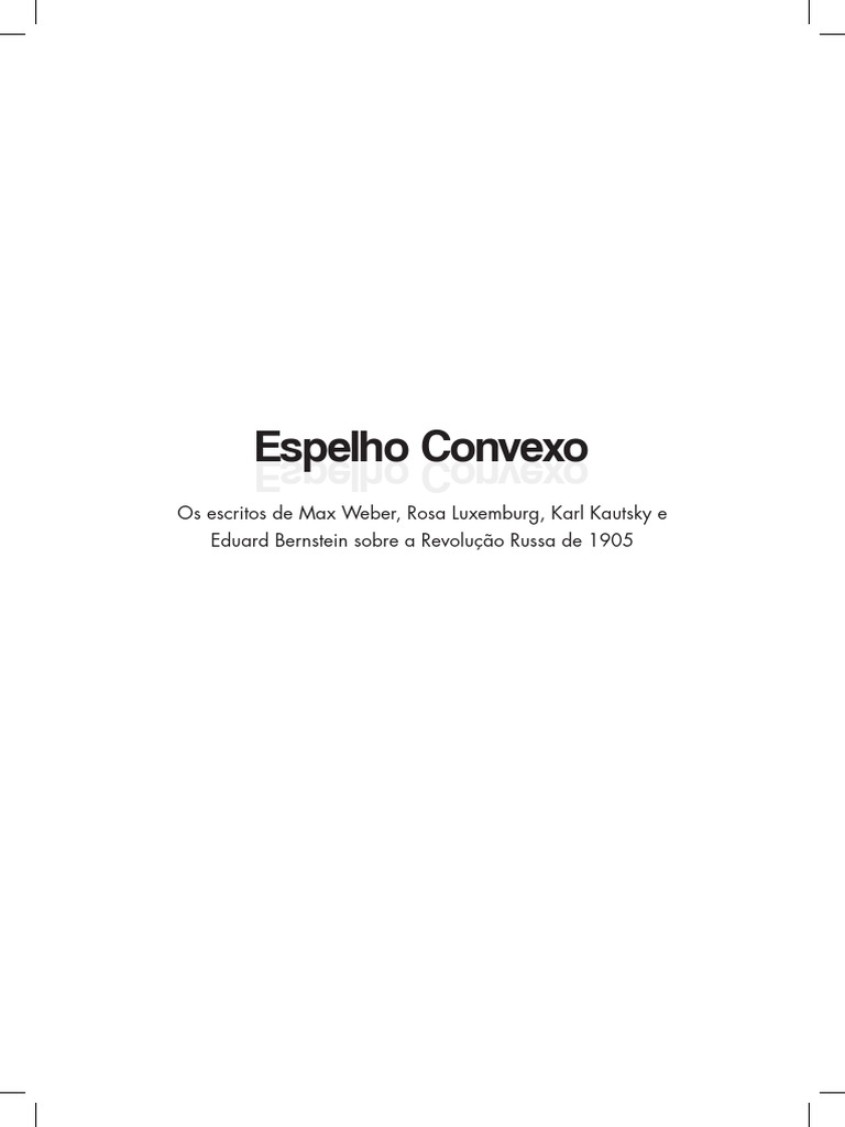 Espelho Convexo | PDF | Max Weber | Karl Marx