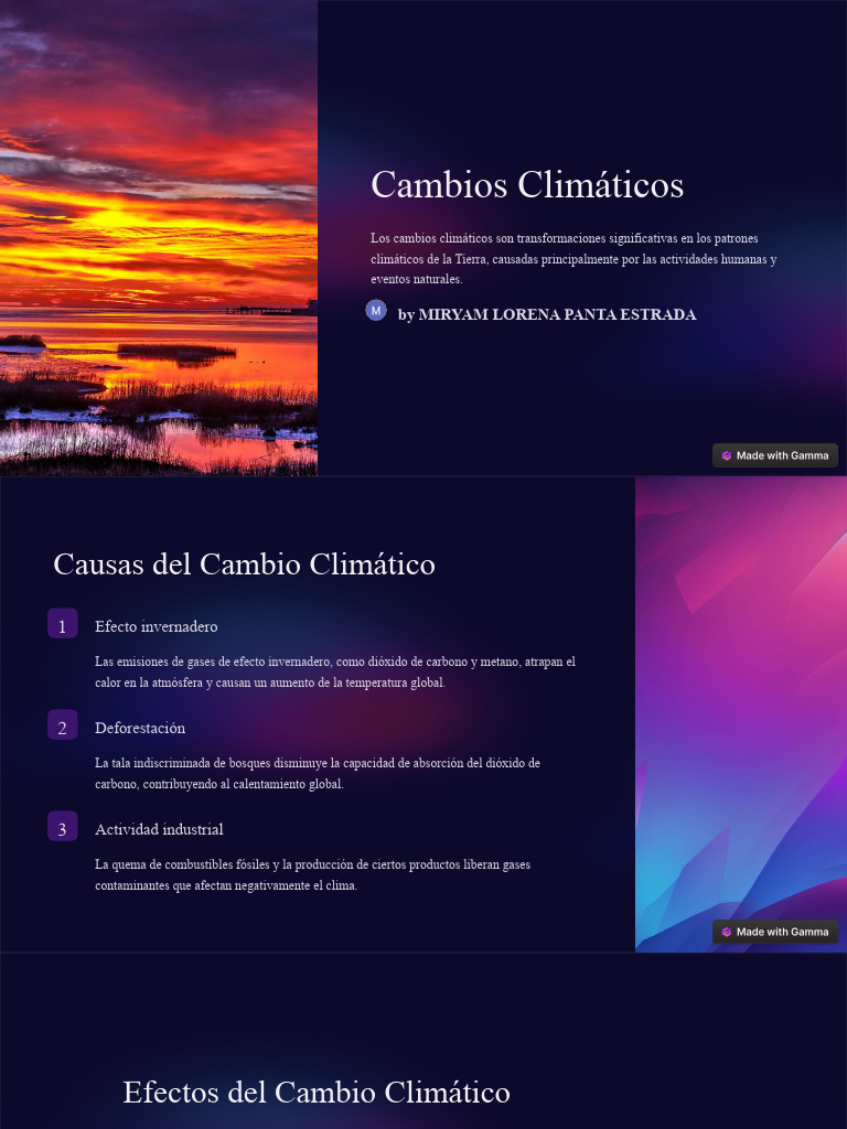 Cambios Climaticos | PDF