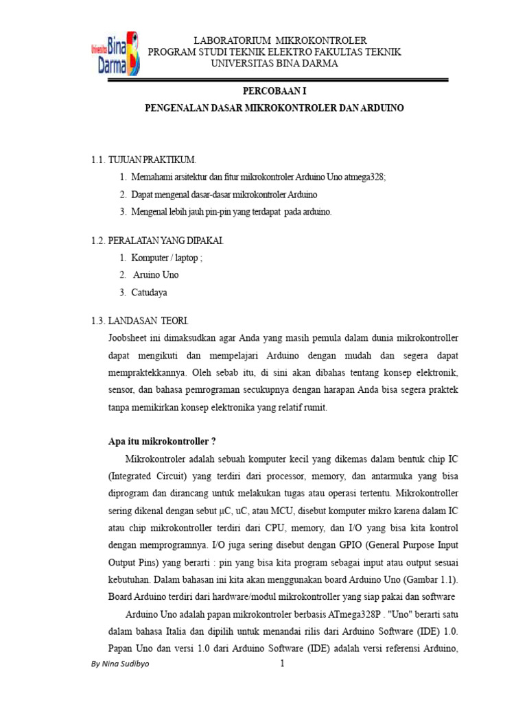 Pengantar Praktikum Arduino (P3) | PDF | Komputer