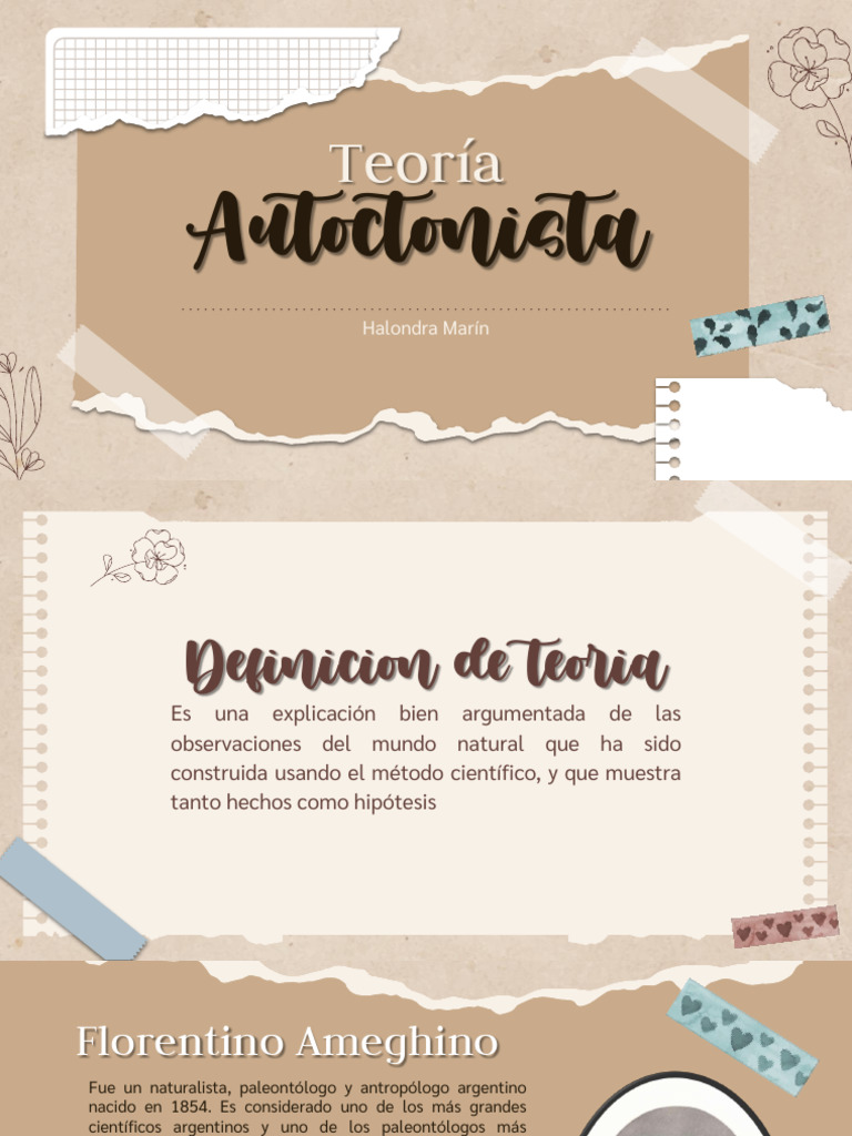 Teoría Autoctonista | PDF