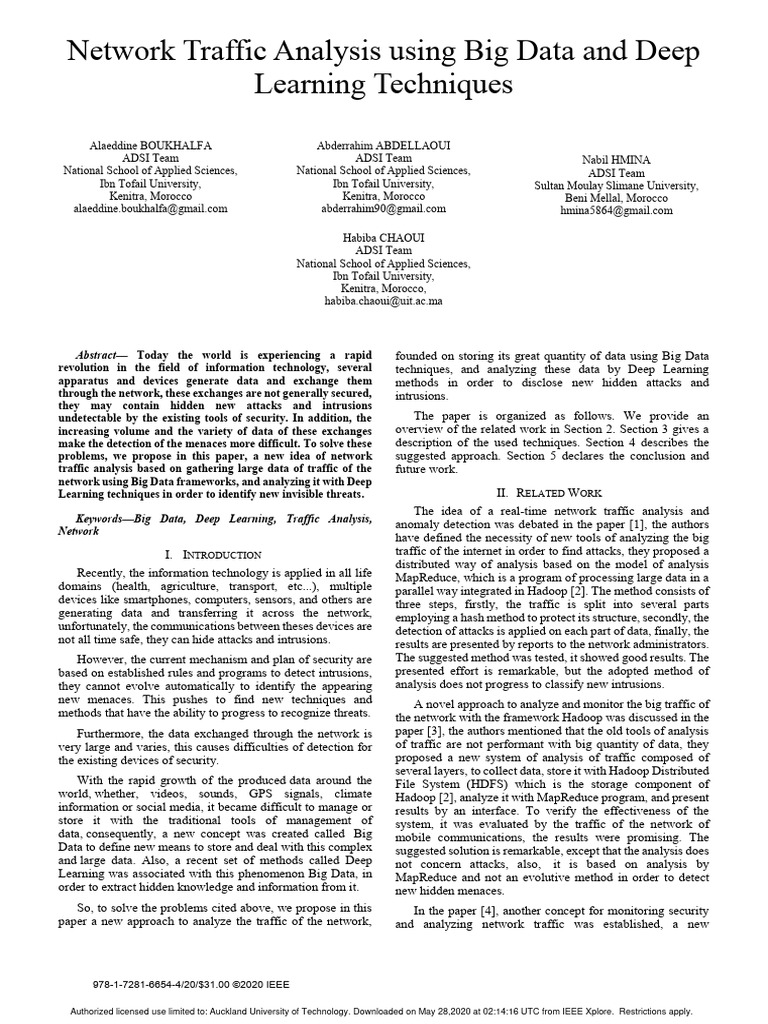 Network Traffic Analysis Pdf