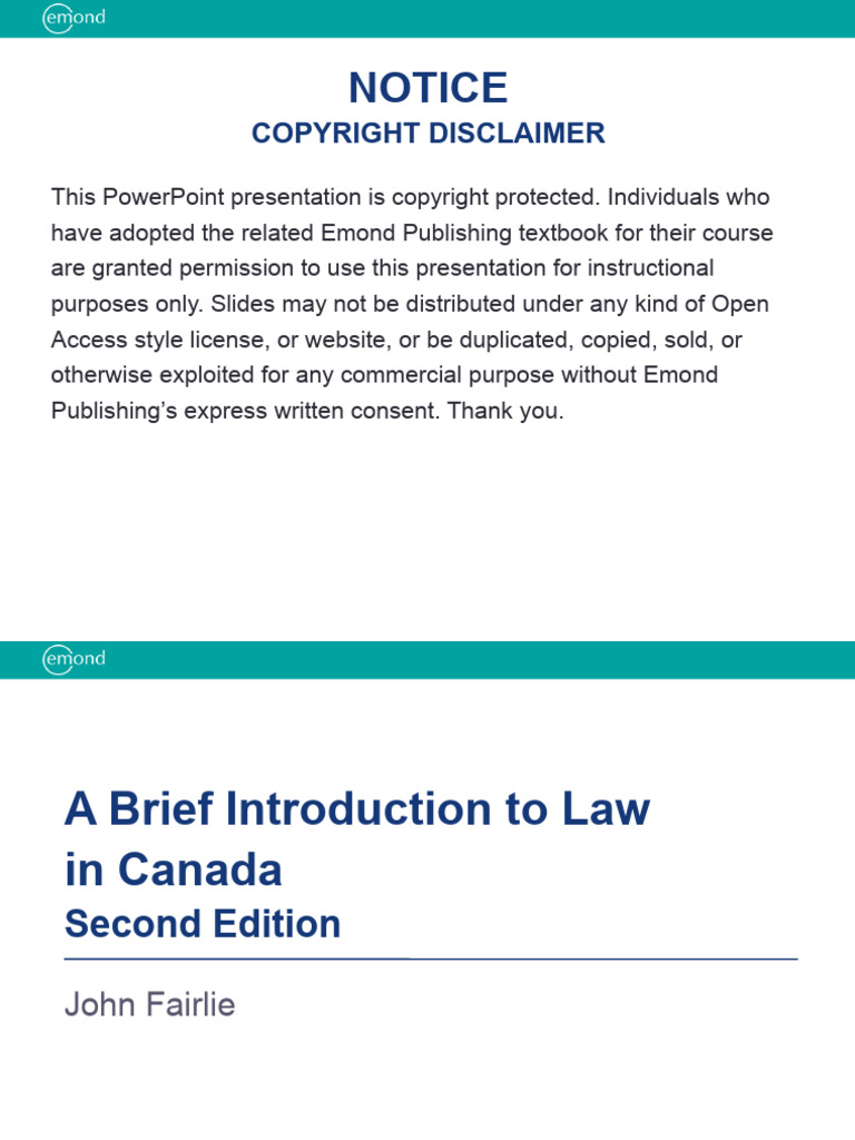 Chapter 1 - Week 1 | PDF | Law