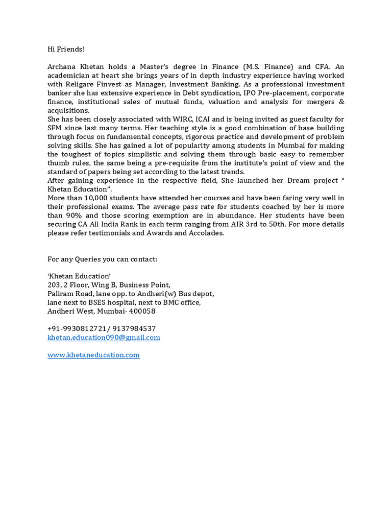 SFM Express Notes by Archana Kaithan Ma'Am | PDF | Bonds (Finance ...