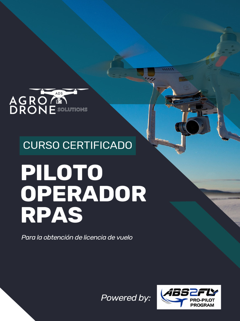 Brochure Pilot RPAS | PDF | Vehículo aéreo no tripulado