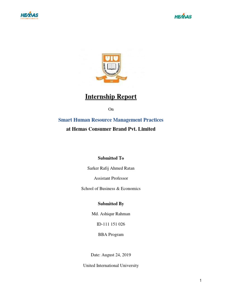 Hemas HRM Report | PDF