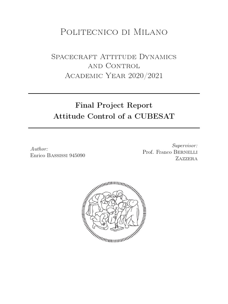 Spacecraft Attitude Dynamics and Control | PDF | Rotation Around A ...