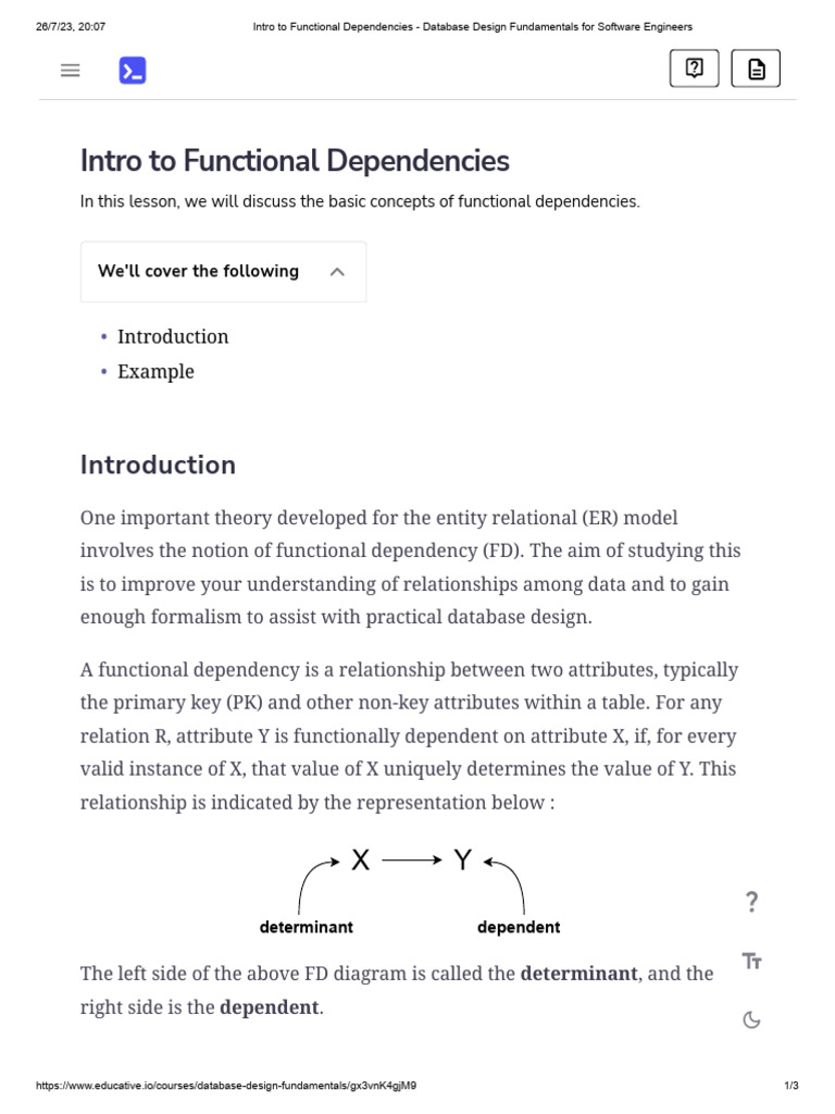 Intro To Functional Dependencies - Database Design Fundamentals For Software Engineers | PDF ...