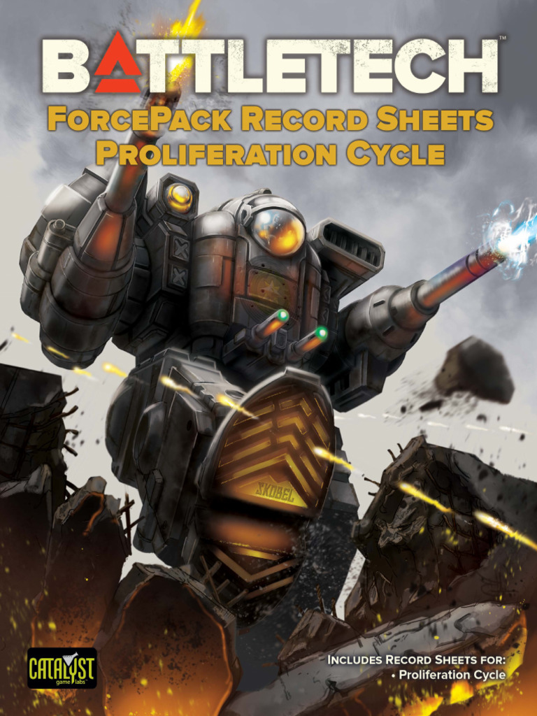 ForcePack Record Sheets Proliferation Cycle | PDF