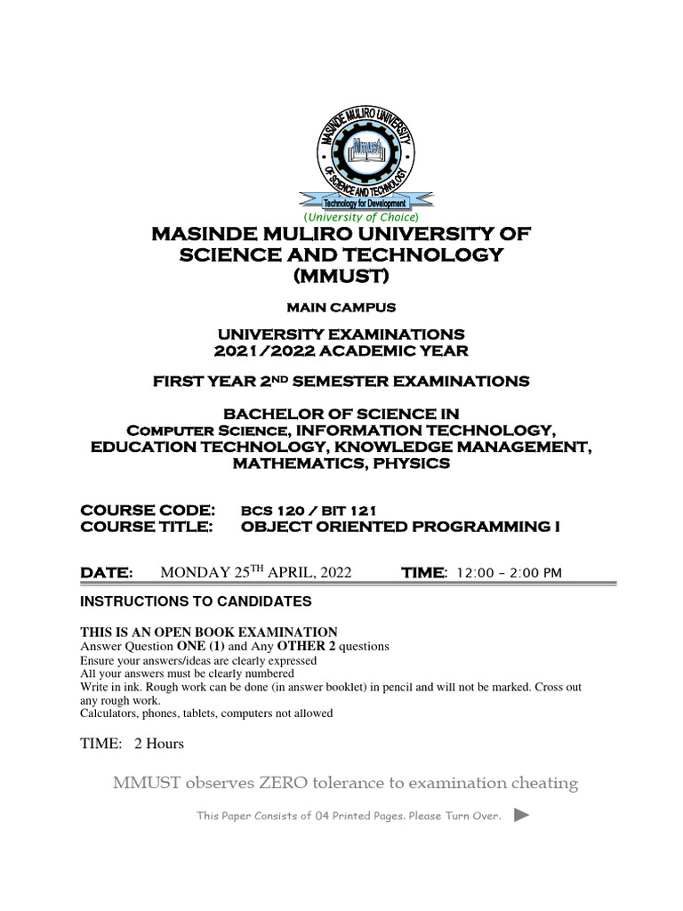 BCS 120-Bit 121 - 2022 | PDF | Integer (Computer Science) | Function (Mathematics)