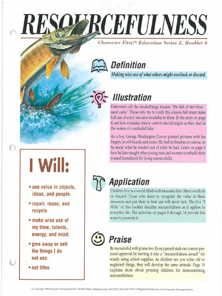 Resourcefulness Book | PDF