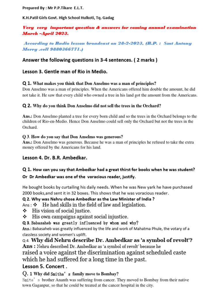 IMP Q & A Exam 2023 | PDF | Meditation | Yoga