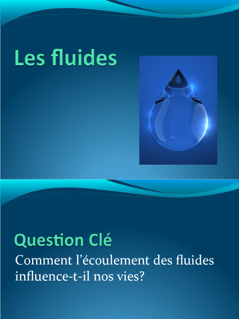Sciences 8e Les Fluides | PDF | Pression | Fluide