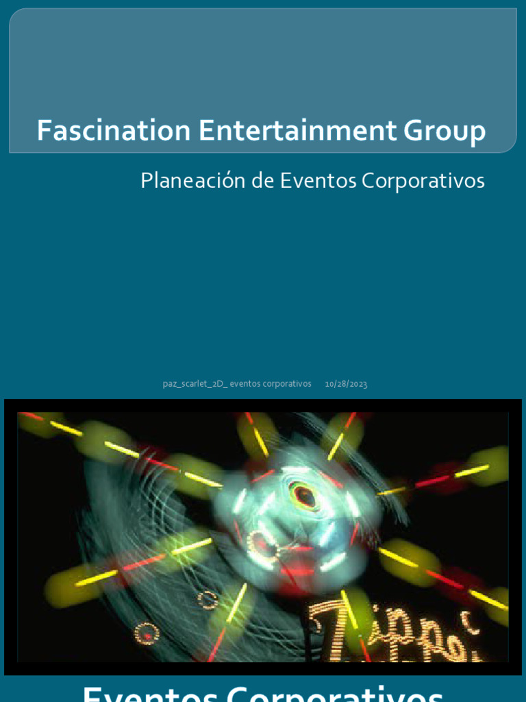 Rafael Avila 2D Eventos Corporativos | PDF