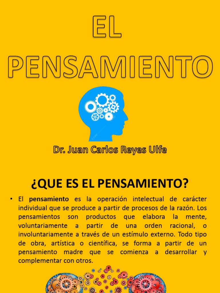 El Pensamiento | PDF | Pensamiento | Mente