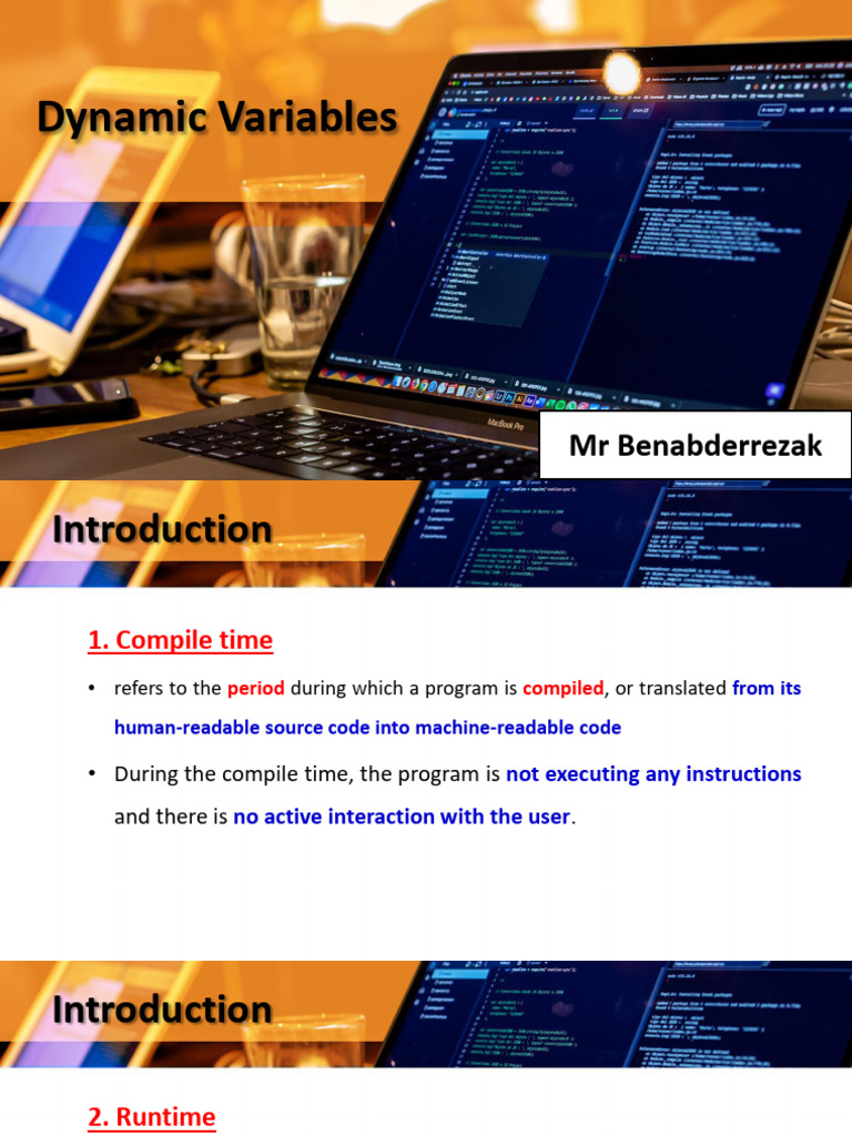 6 - Les Variables Dynamiques | PDF | Business | Computers