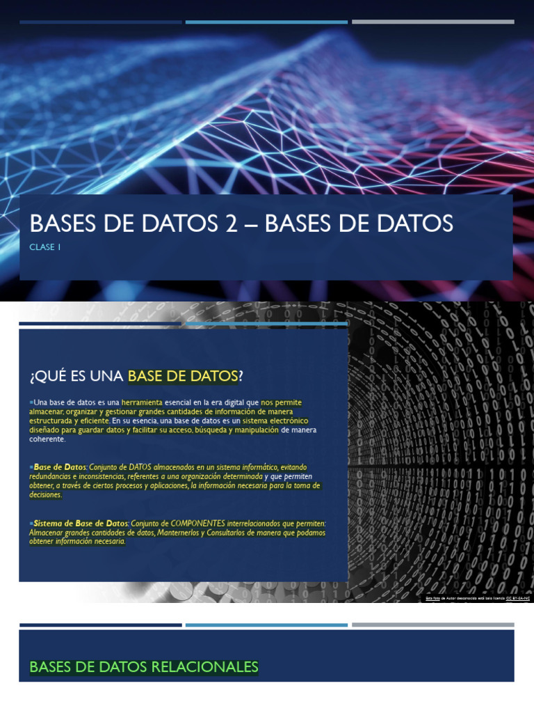 Bases de Datos 2 - Bases de Datos | Descargar gratis PDF | Bases de datos | Base de datos relacional