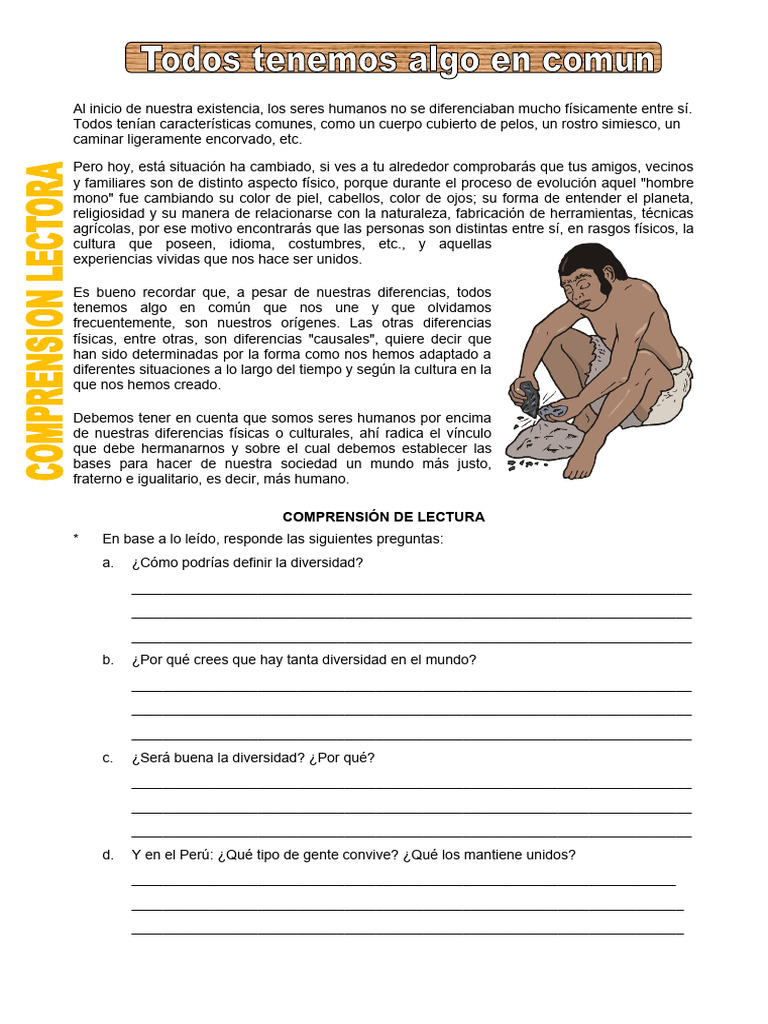 Todos Tenemos Algo en Comun | PDF