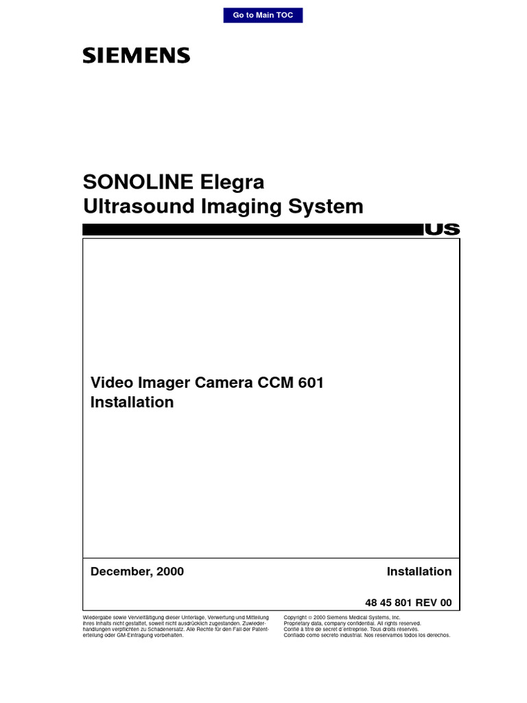 CCM 601 Installation | PDF