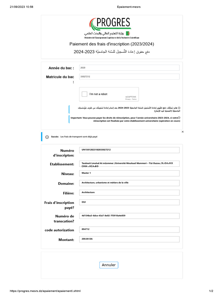 Epaiement Mesrs | PDF