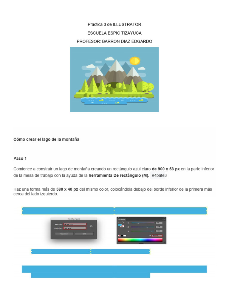 Practica 3 De Illustrator Prof Edgardo Pdf