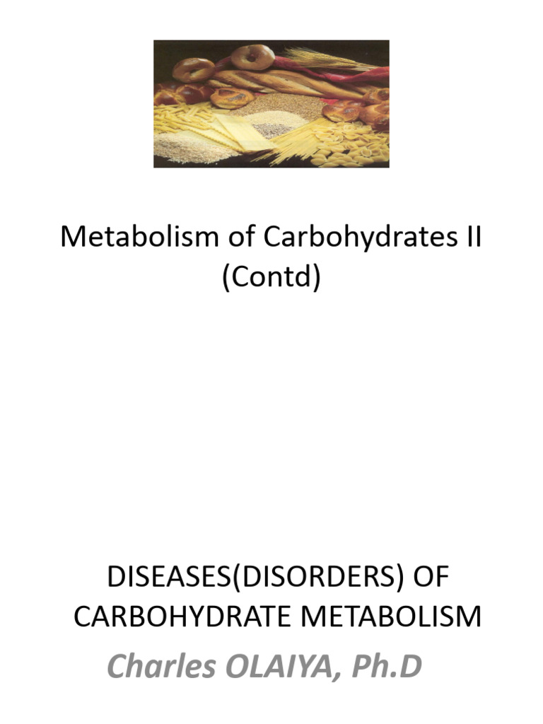 Coh Metabolism Disorders | PDF
