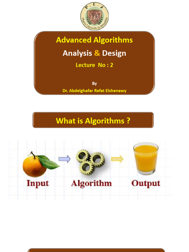 Lec 02 | PDF | Algorithms | Computational Science Lec 02 | PDF | Algorithms | Computational Science