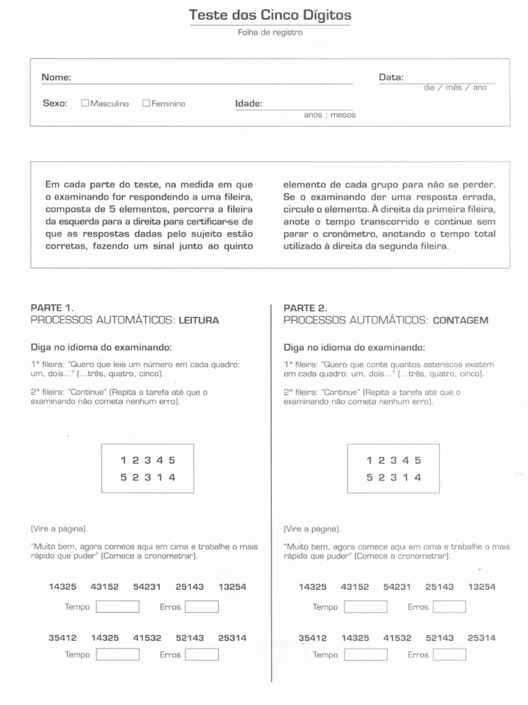 FDT - Folha de Registro | PDF