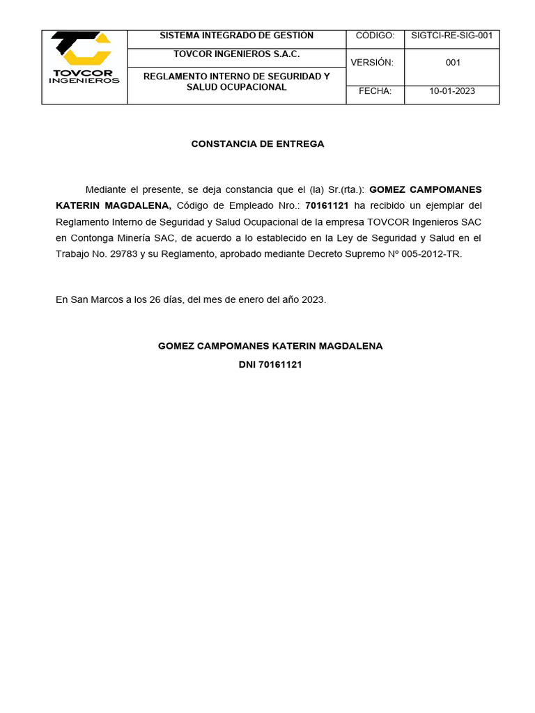 Formato de Entrega | PDF