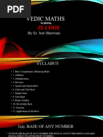 Vedic Math Concepts | PDF