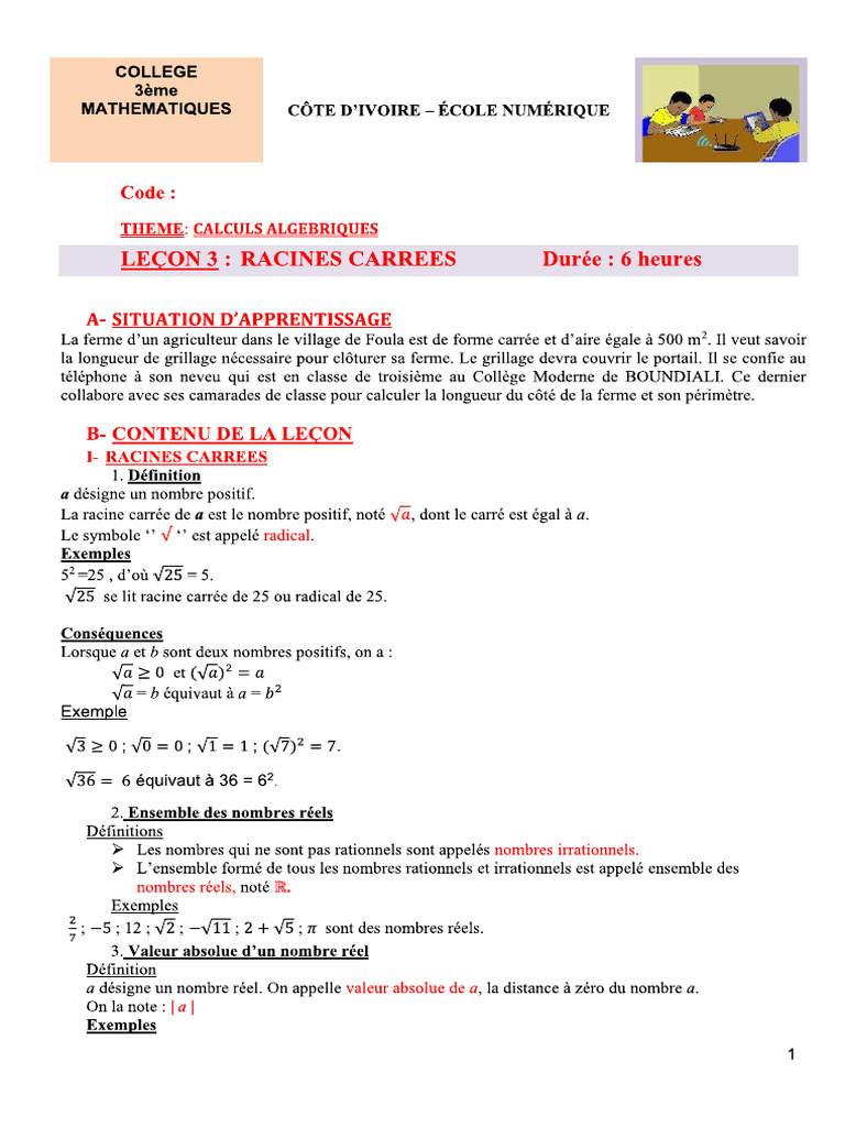 Math 3e L3 | PDF
