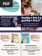 Ficha Tecnica Purita +pro2 Watt's | PDF | Leche | Nutrición