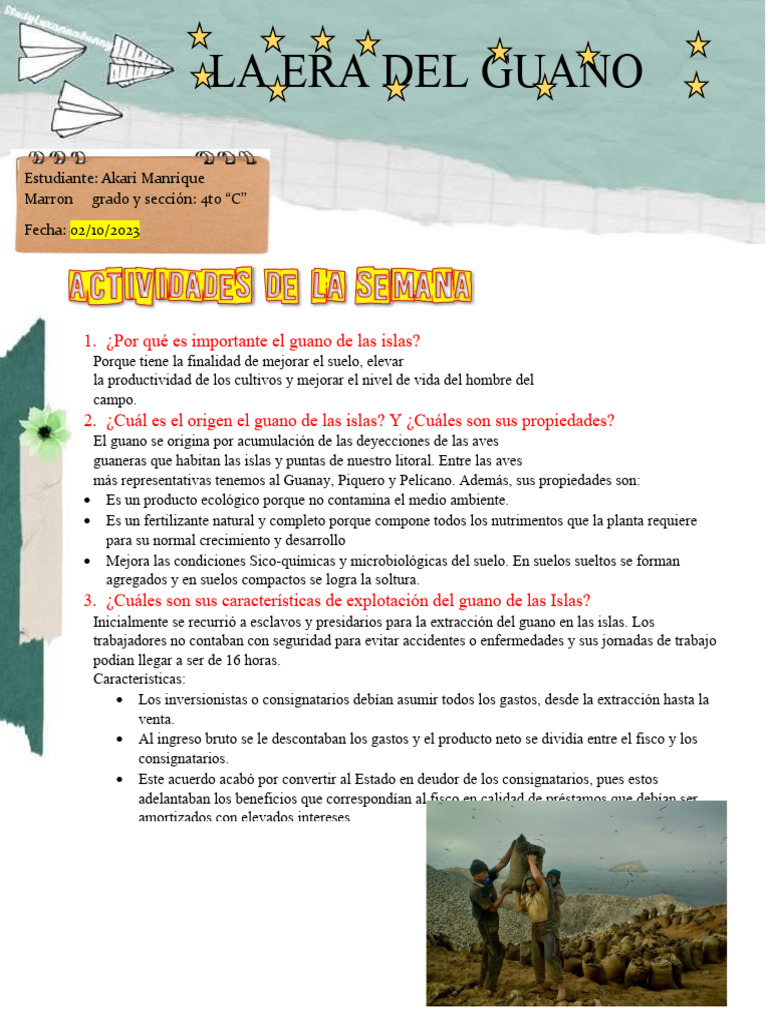 La Era Del Guano | PDF | Economias