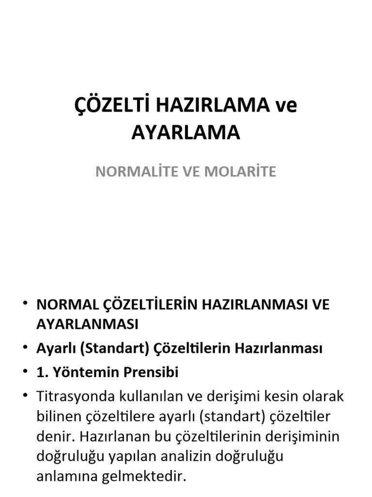 Hafta NORMAL, MOLAR | PDF