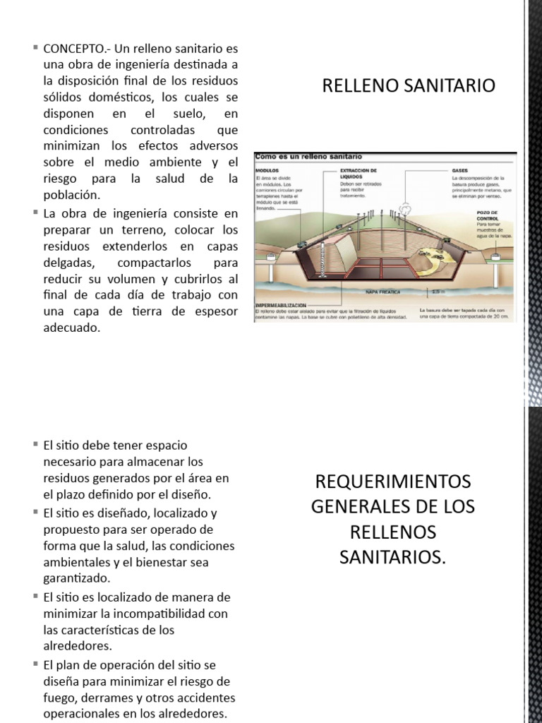 Relleno Sanitario | PDF