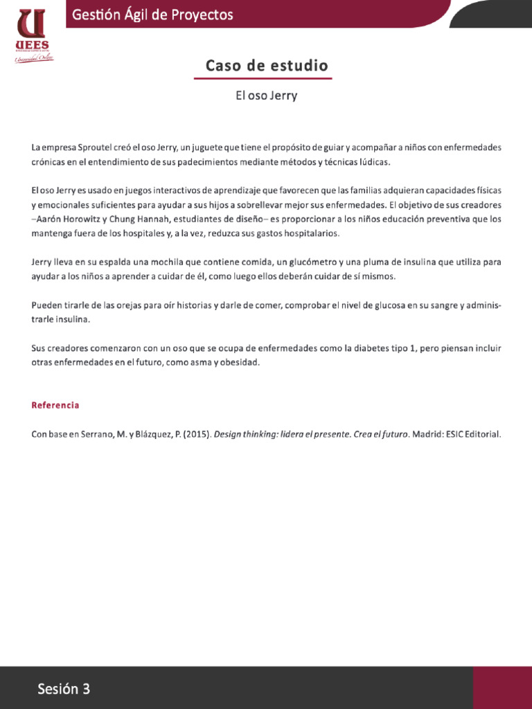 Caso. El Oso Jerry - GAP - V2 | PDF