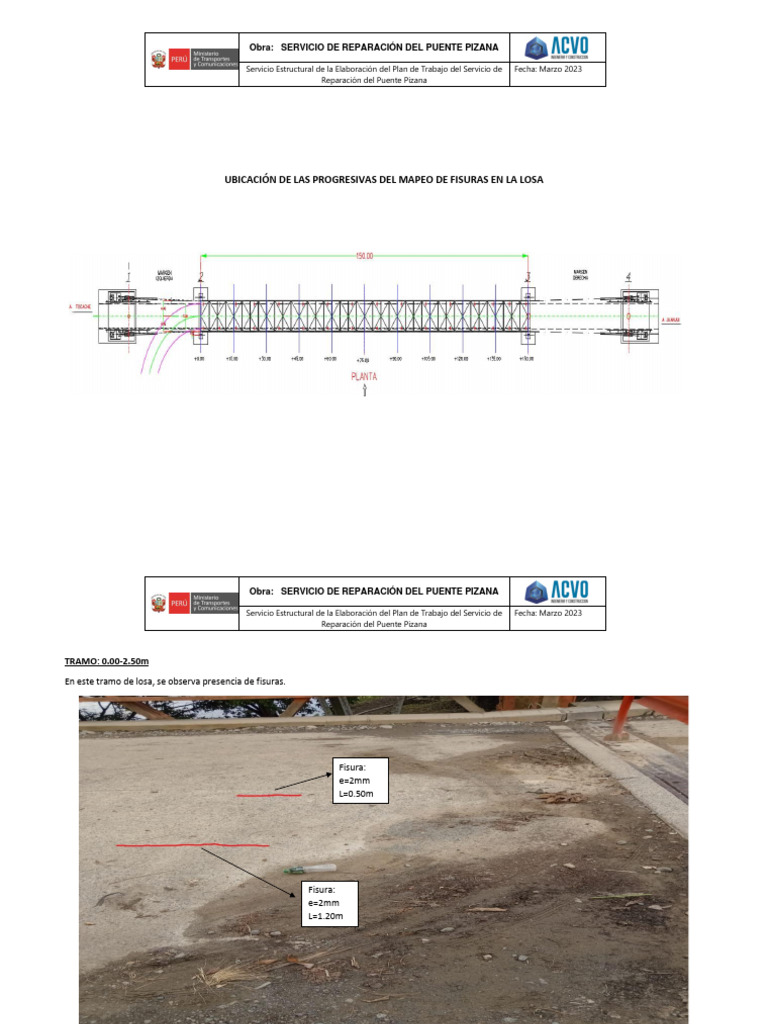 Anexo A - Mapeo de Fisuras | PDF