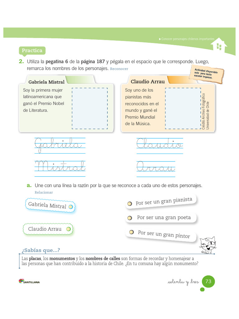 Gabr Iel A Mistral Claudio Arrau: Practica | PDF