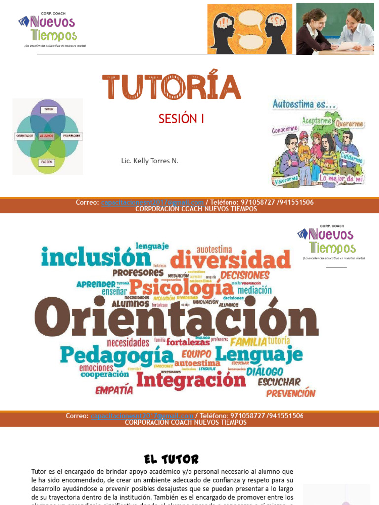 Guía de Tutoría y Competencias del Tutor | PDF | Análisis FODA | Ciencias del comportamiento