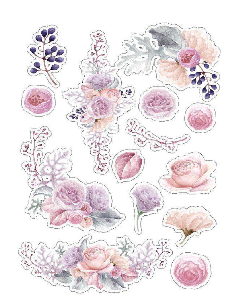 Stickers de Flores | PDF