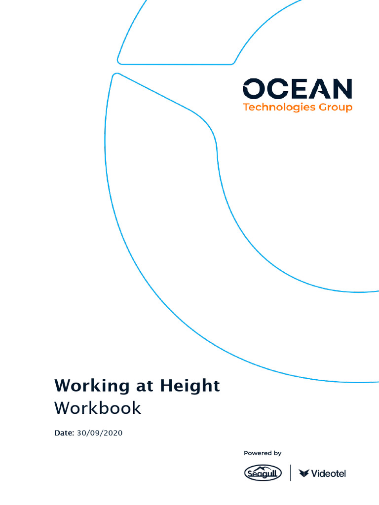 Working at Height Workbook | PDF | Sailor | Risk