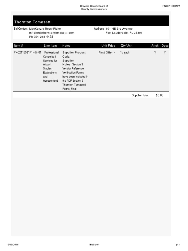 PNC2115981P1 H - Submittal - Thornton Tomasetti Inc | PDF