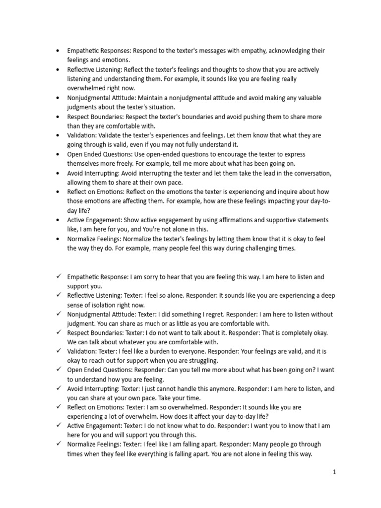Supporting Different Types of Texters | PDF