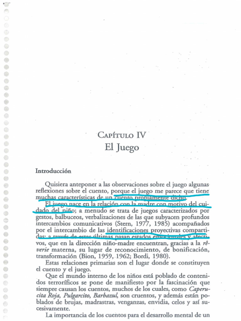 FERRO Cap IV - EL JUEGO | PDF